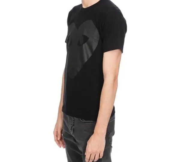 Play Comme Des Garcon Heart Shape Printing Short Sleeve Tee