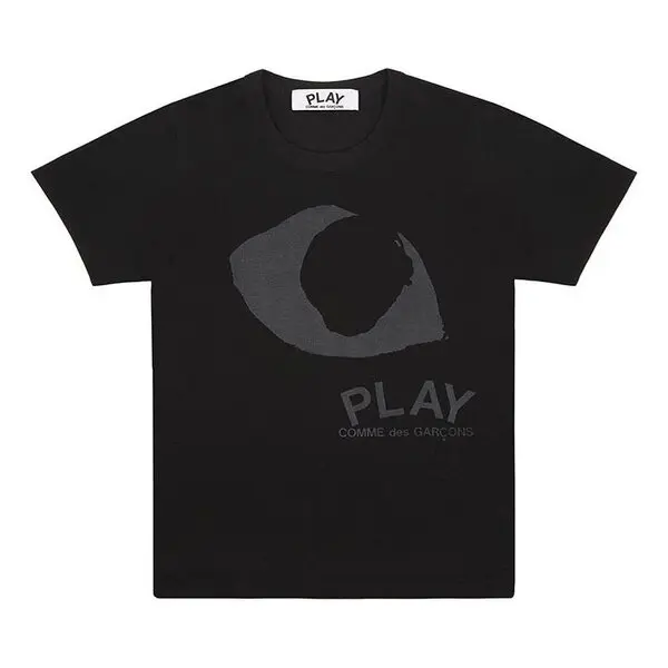 Play Comme Des Garcon Eye Logo Play Tee - Black