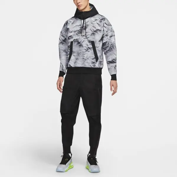 JORDAN Alphabet Printing Half Zipper Colorblock Casual