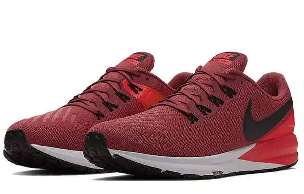 Nike Zoom Structure 22 Athletic Sneakers - Red
