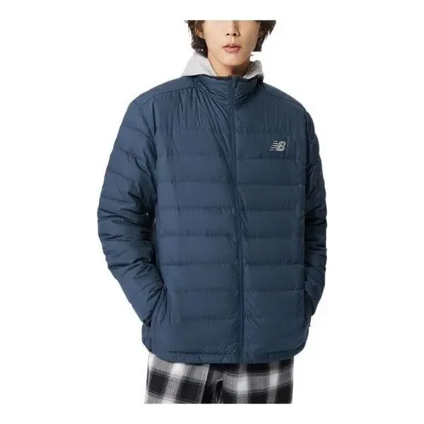 NEW BALANCE Sport Puffer Jacket - Blue/white