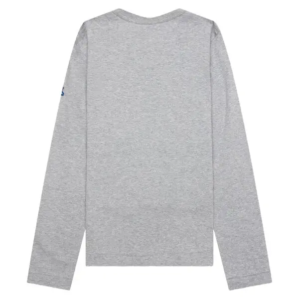 Play Comme Des Garcon X Invader Long Sleeve T-shirt - Grey
