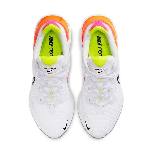 Nike Renew Run Athletic Sneakers - White/pink
