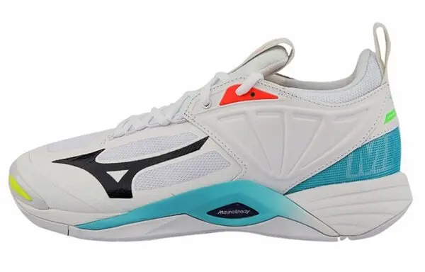 Mizuno Wave Momentum 2 Athletic Sneakers - White/blue