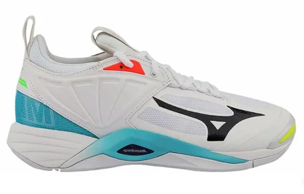 Mizuno Wave Momentum 2 Athletic Sneakers - White/blue
