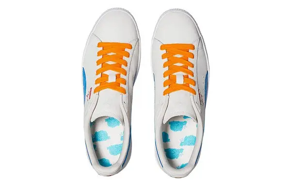 PUMA Nintendo X Clyde "super Mario Sunshine" Low Top Sneakers - Khaki/white/blue