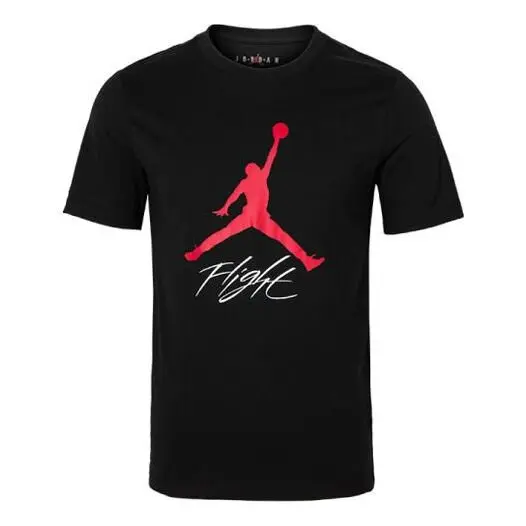 JORDAN Flight Aj Basketball Tee - Black