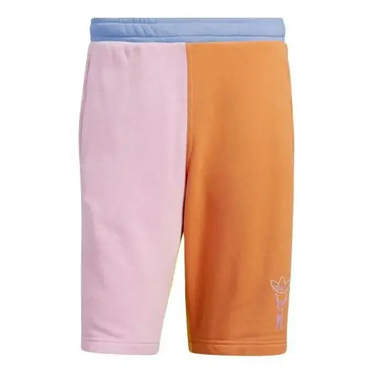 Adidas Originals Love Unites Color Blocked Sports Shorts - Multi-color