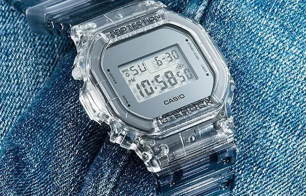 Casio G-shock Square Watch - Silvergray