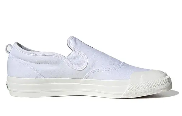 Adidas Nizza Rf Slip-on Sneakers - Cloud White/cloud White/off White