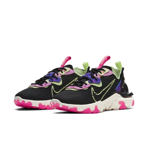 Nike React Vision Athletic Sneakers - Black