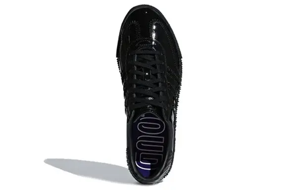 Adidas Sambarose Patent Platform Sneakers - Black