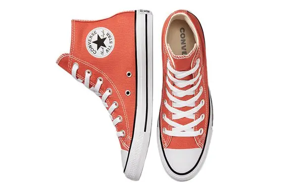 CONVERSE Chuck Taylor All Star Canvas High Top Sneakers - Red