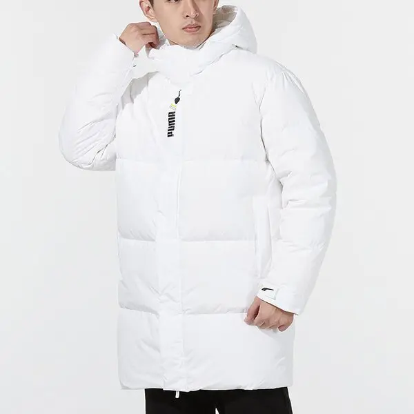 PUMA Padded Down Jacket - White/black