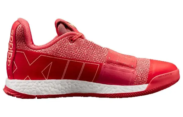Adidas Harden Volume 3 Basketball Sneakers - Red