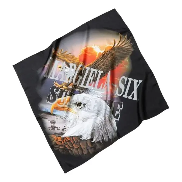 Supreme X Mm6 Maison Margiela Eagle Silk Scarf - Multicolor
