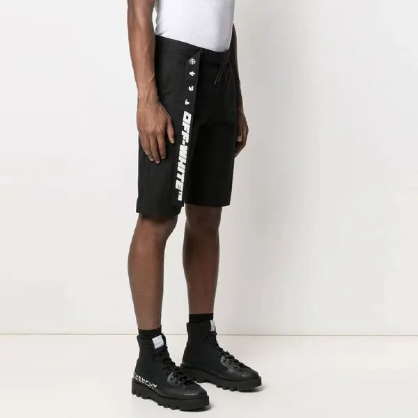 Off-White Industrial Belt Knee-length Shorts