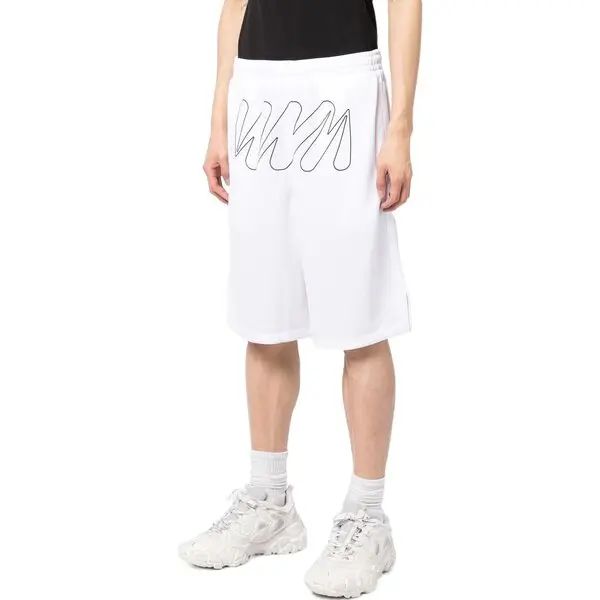 Off-White Diagonal Mesh Shorts