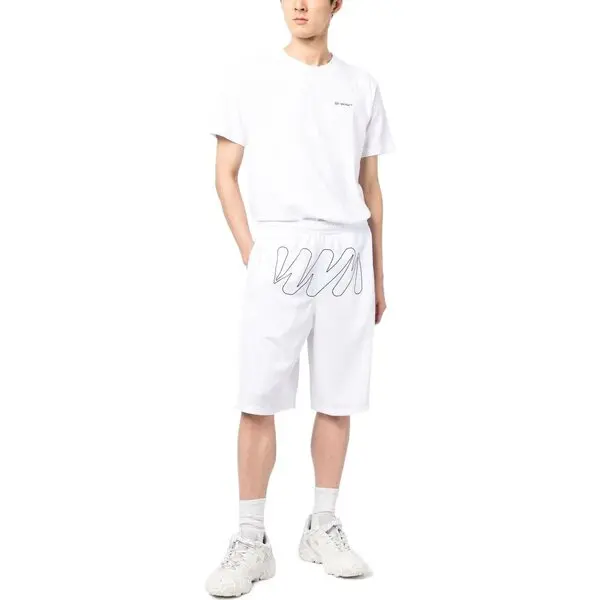 Off-White Diagonal Mesh Shorts