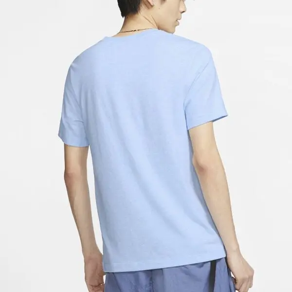 Nike Heritage Alphabet Logo Printing Short Sleeve T-shirt - Blue