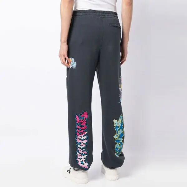Off-White Fw22" Graphic Print Sweatpants - Outer Space