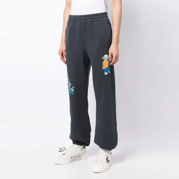 Off-White Fw22" Graphic Print Sweatpants - Outer Space