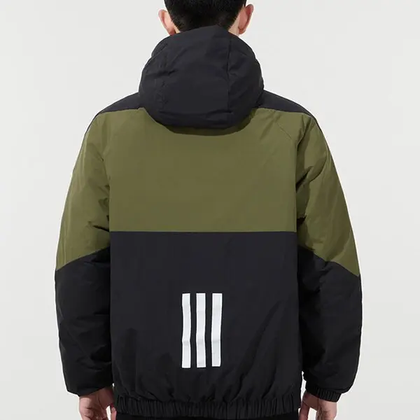 Adidas Colorblock Hooded Down Jacket