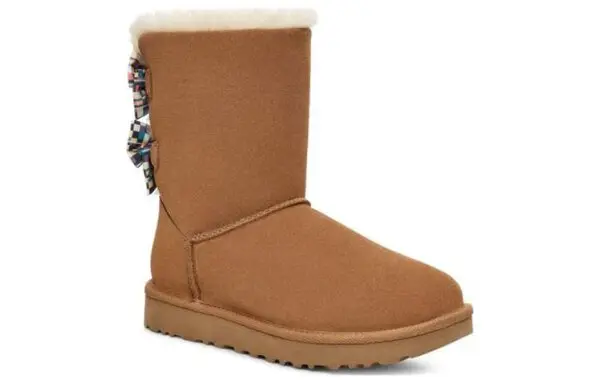 UGG Checkered Bow Boots