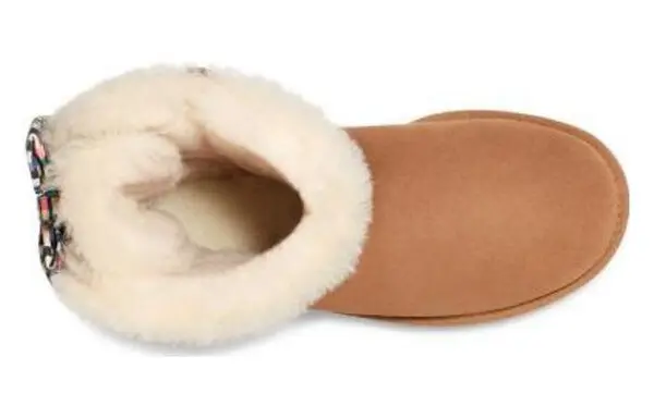 UGG Checkered Bow Boots