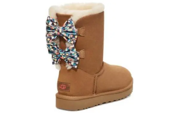 UGG Checkered Bow Boots