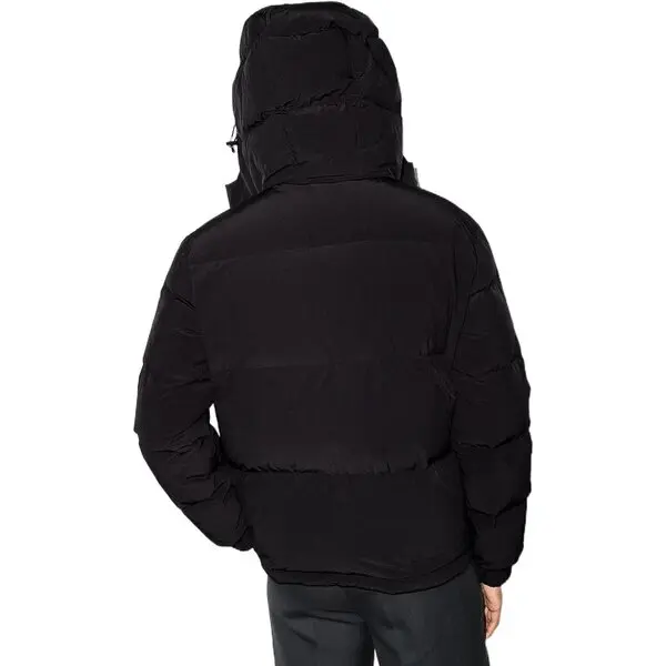 Off-White Alphabet Down Feather Jacket - Black/orange