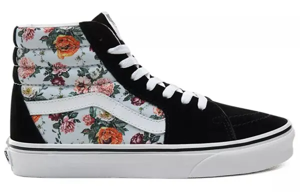 VANS Sk8-hi Garden Floral High-top Sneakers - Black