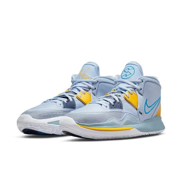 Nike Kyrie Infinity "future Past" High Top Sneakers - Blue/yellow