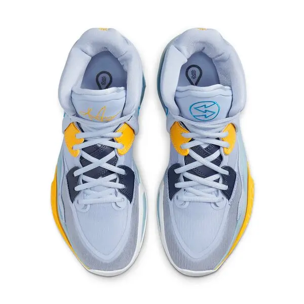 Nike Kyrie Infinity "future Past" High Top Sneakers - Blue/yellow