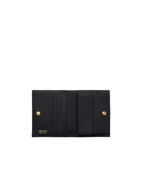 Prada Fw25 Small Saffiano Leather Wallet
