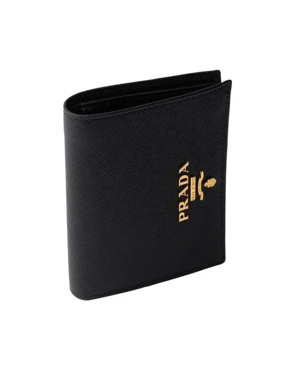 Prada Fw25 Small Saffiano Leather Wallet