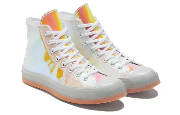 CONVERSE Chuck 70 Hi-vis Iridescent High Top Sneakers - White