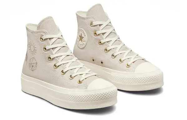 CONVERSE Chuck Taylor All Star Lift Platform High 'golden Elements - Brown