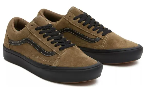 VANS Old Skool Comfycush Suede Sneakers - Brown