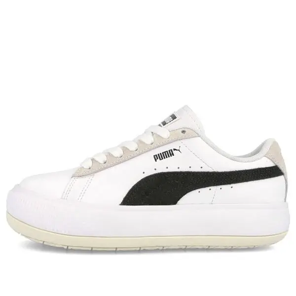 PUMA Suede Mayu Mix Low Top Sneakers - White/black