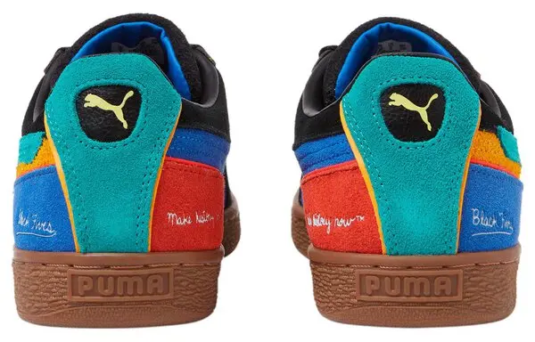 PUMA Black Fives Suede Triplex Sneakers - Black/blue/brown