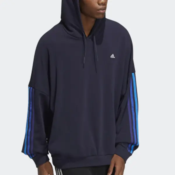 Adidas Contrasting Stripe Hoodie