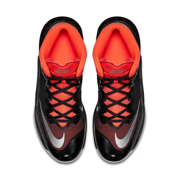 Nike Prime Hype Df 2 High Top Athletic Sneakers - Black/red