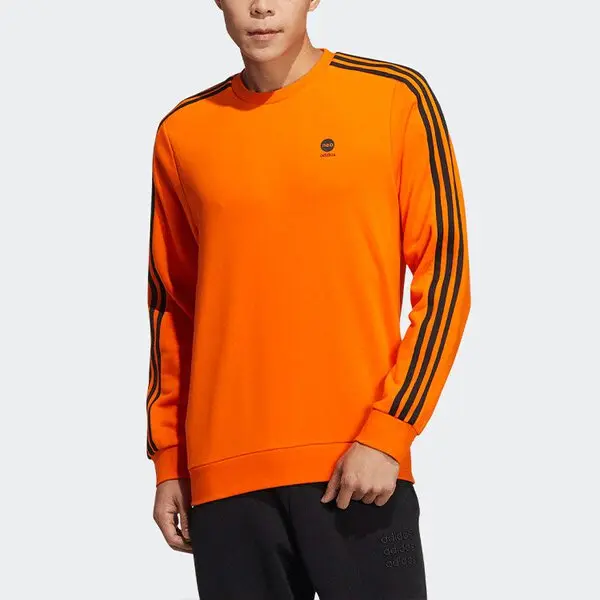 Adidas Neo Ce 3s Swt Casual Sports Round Neck Pullover - Multi-color