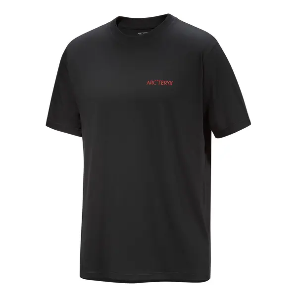 Arc'teryx Kragg Sl Cotton Blurred Bird T-shirt - Black