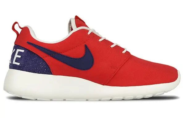 Nike Roshe One Athletic Sneakers - Red/blue