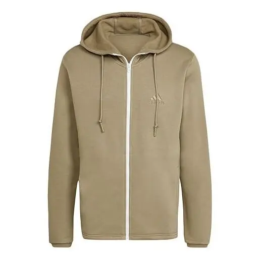 Adidas Zip-up Hooded Track Jacket - Light Green