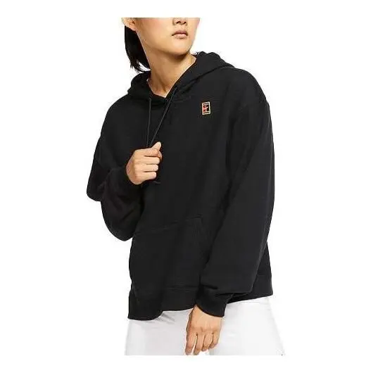 Nike Court Heritage Tennis Hoodie - Black