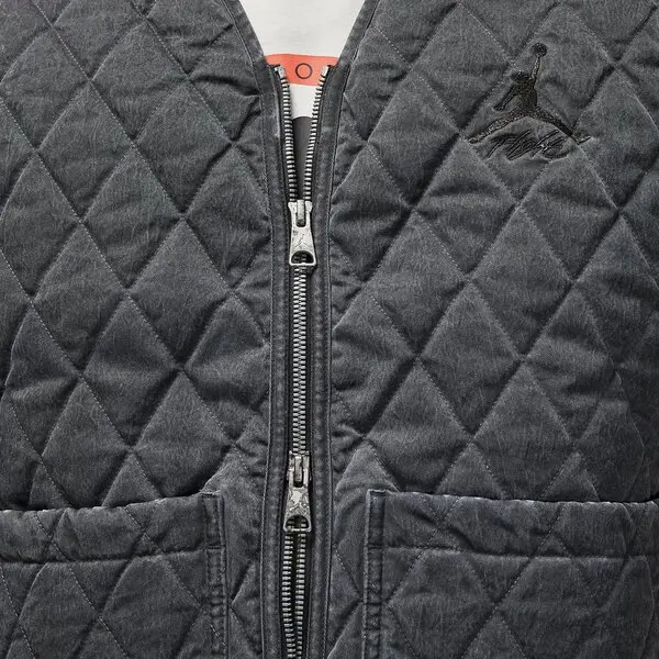 JORDAN Flight Heritage Quilted Vest - Grey
