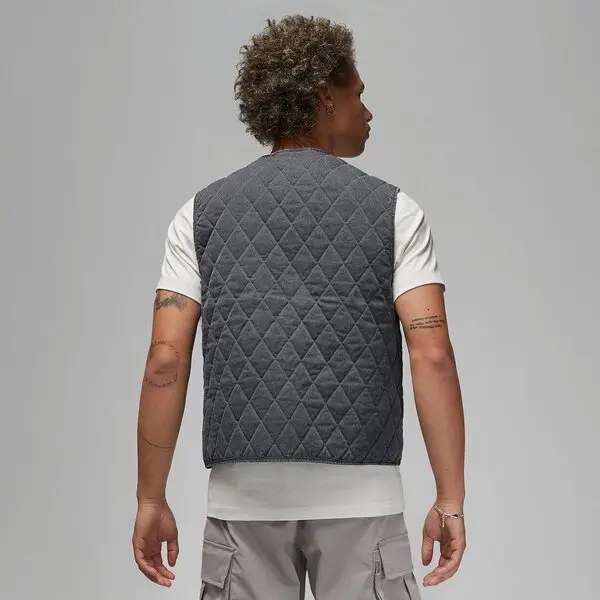JORDAN Flight Heritage Quilted Vest - Grey